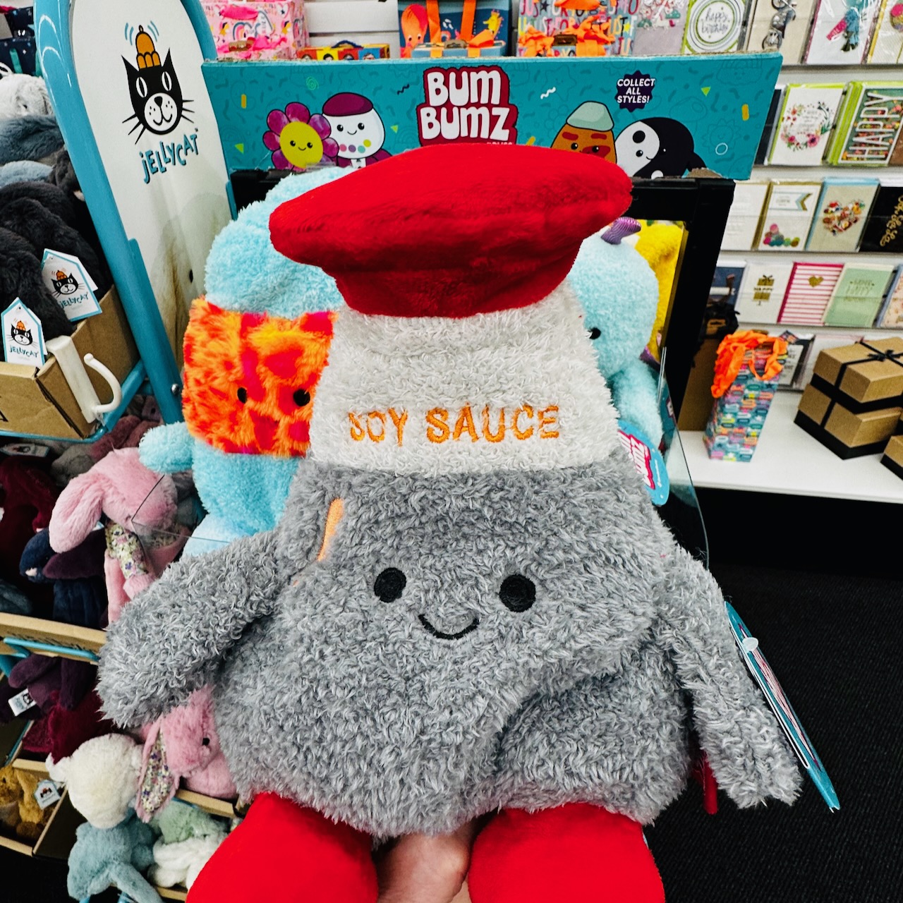 Relax, hug a soft, squishy and sensory soy sauce bottle, it’s fun ...